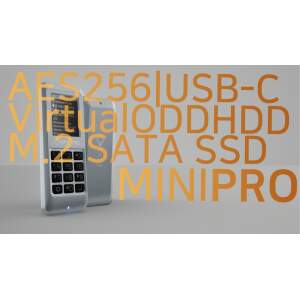 iodd Mini PRO – USB-C Portable SSD with AES-256 Encryption, 159,00